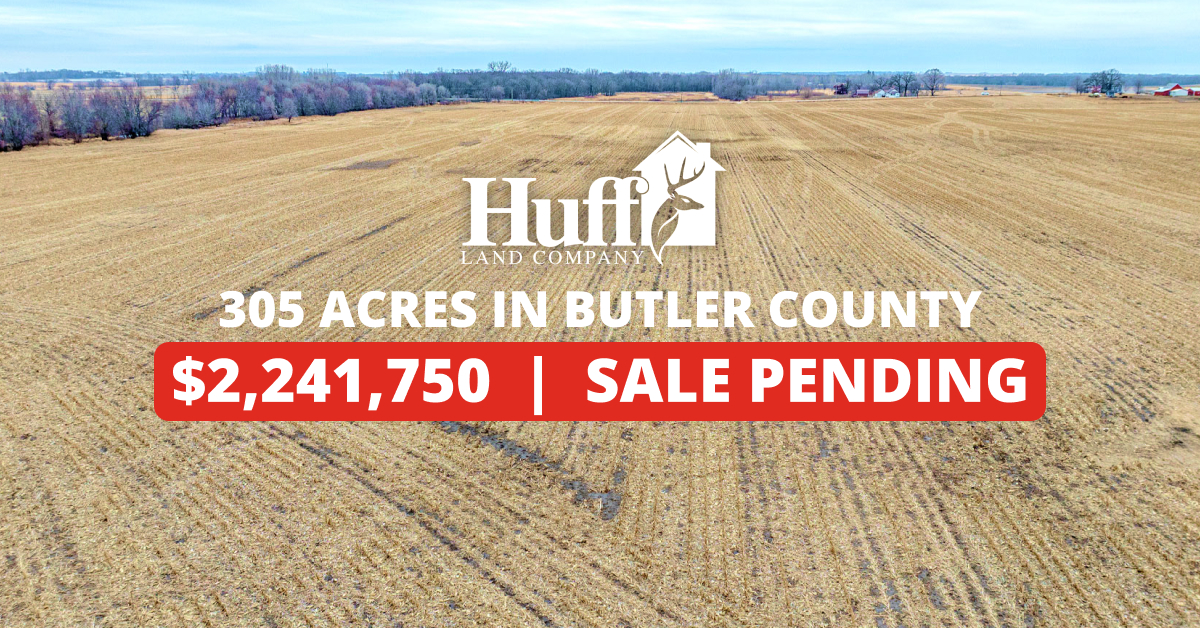 305 Acres of Farmland for Sale in Butler County, Iowa